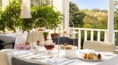 Summer high tea menu at the Cellars-Hohenort - Bonne Vie
