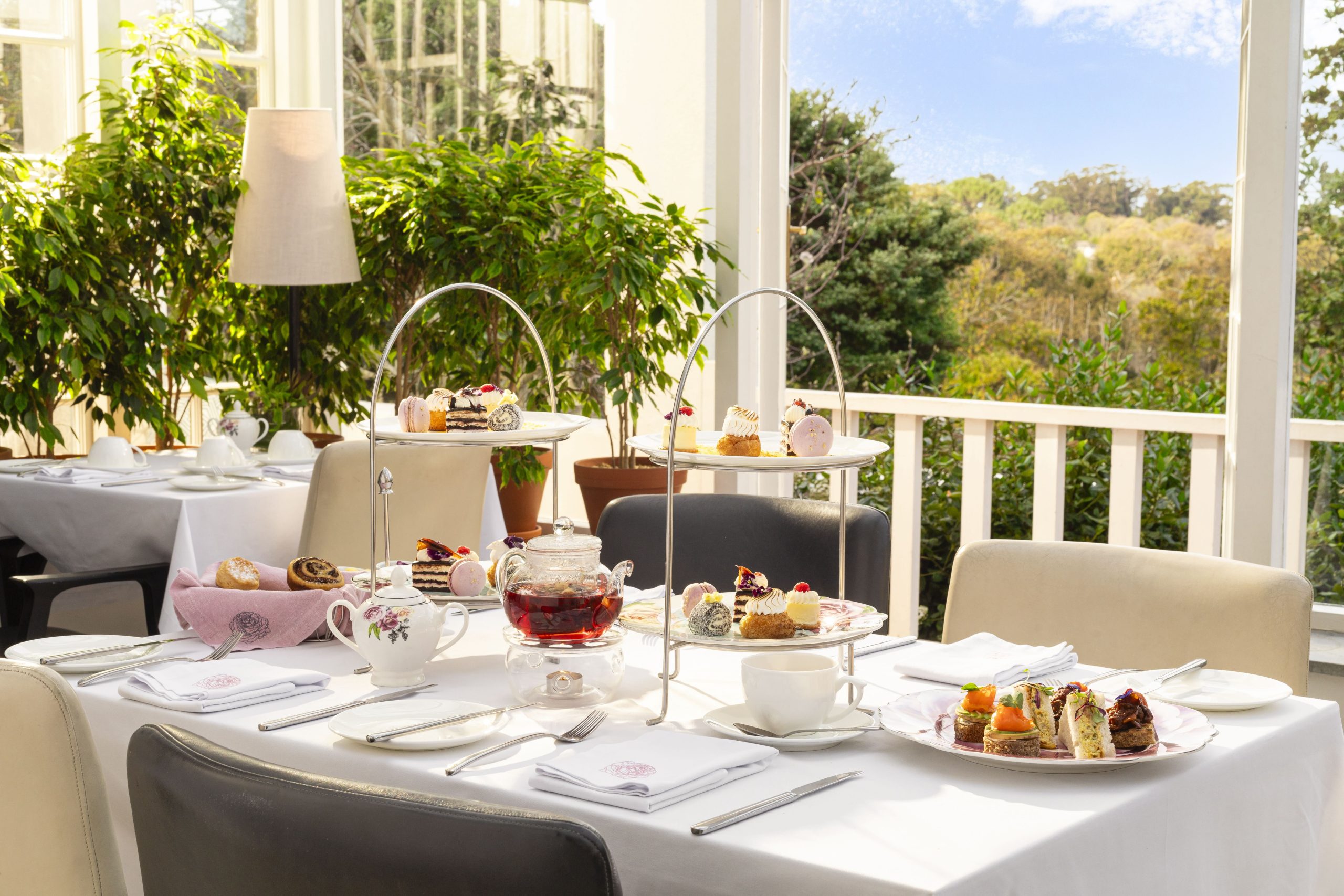 Summer high tea menu at the Cellars-Hohenort - Bonne Vie